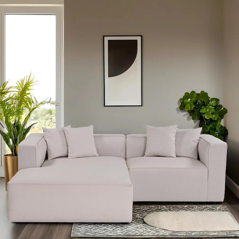 Atelier del Sofa Ugaona garnitura 230x69x180cm Bež