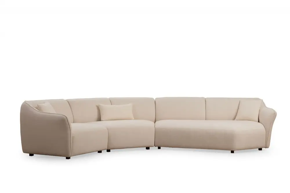 Atelier del Sofa Mentıs Corner 5 (L1+Cx+2Xr) Ugaona garnitura, Krem