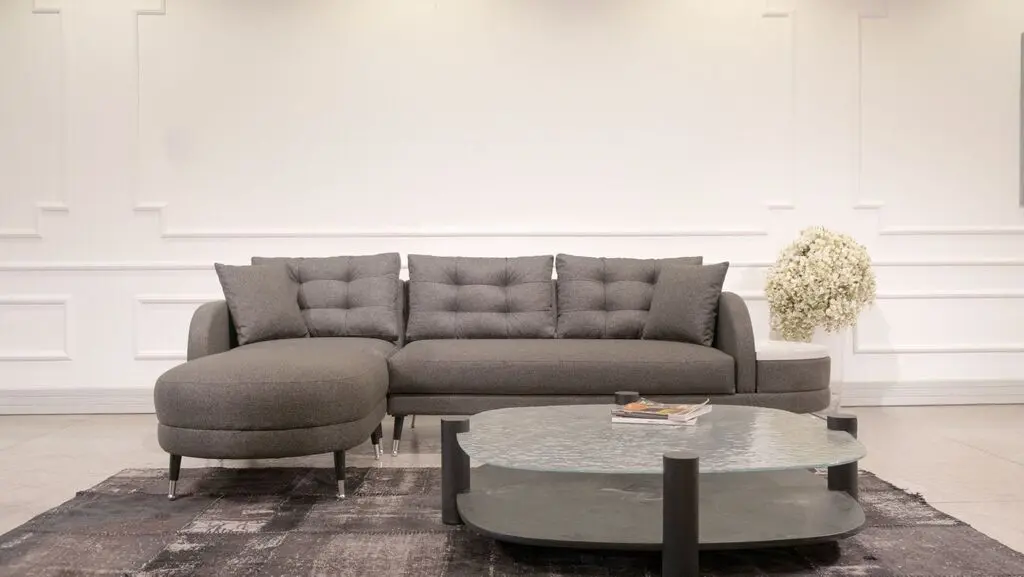 Atelier del Sofa Ugaona garnitura Milano, 290 cm, Antracit