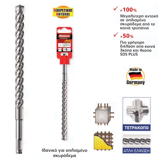 BENMAN Burgija čekić 6X110mm