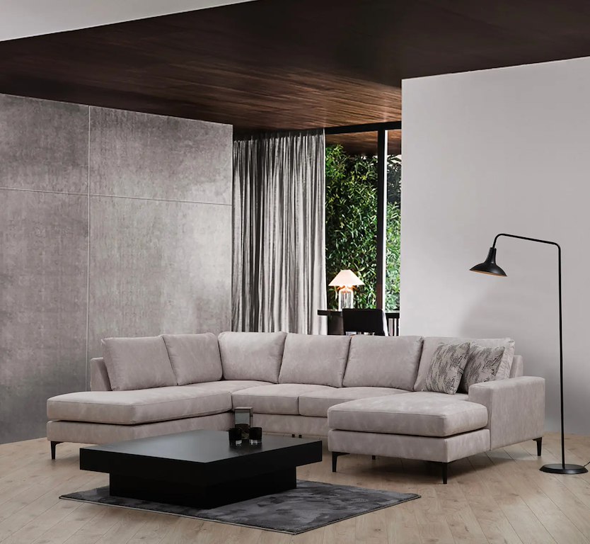 Atelier del Sofa Ugaona garnitura 90x90x200cm Bež