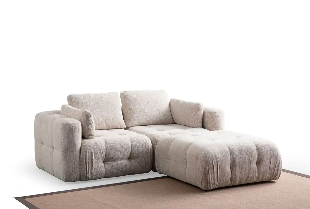 Atelier del Sofa Ugaona garnitura Amaris, 180x120x65 cm, Bež