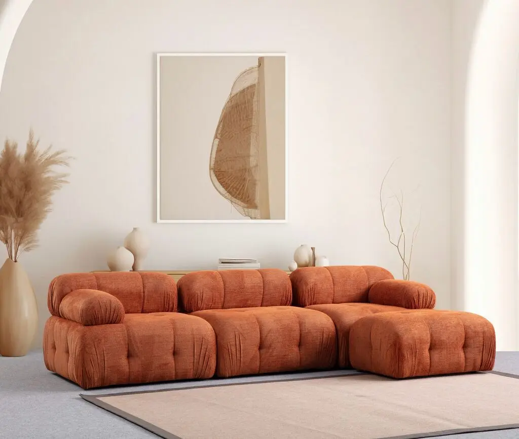Atelier del Sofa Ugaona garnitura Petite, 290x160 cm, Narandžasta