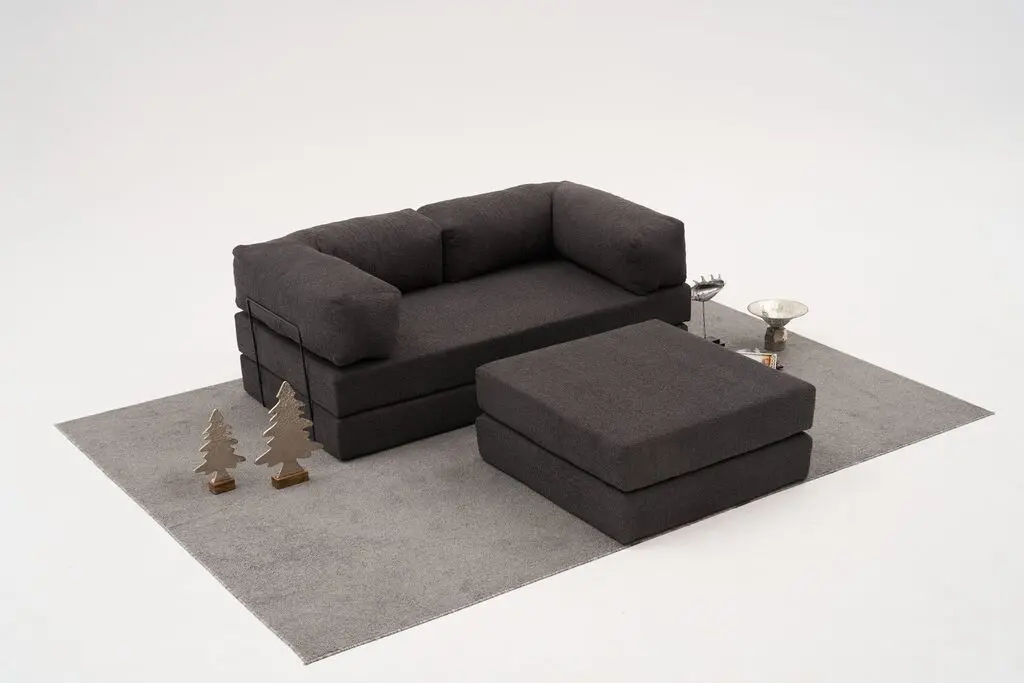 Atelier del Sofa Ugaona garnitura Comfort Mini, 190x95x75 cm, Antracit