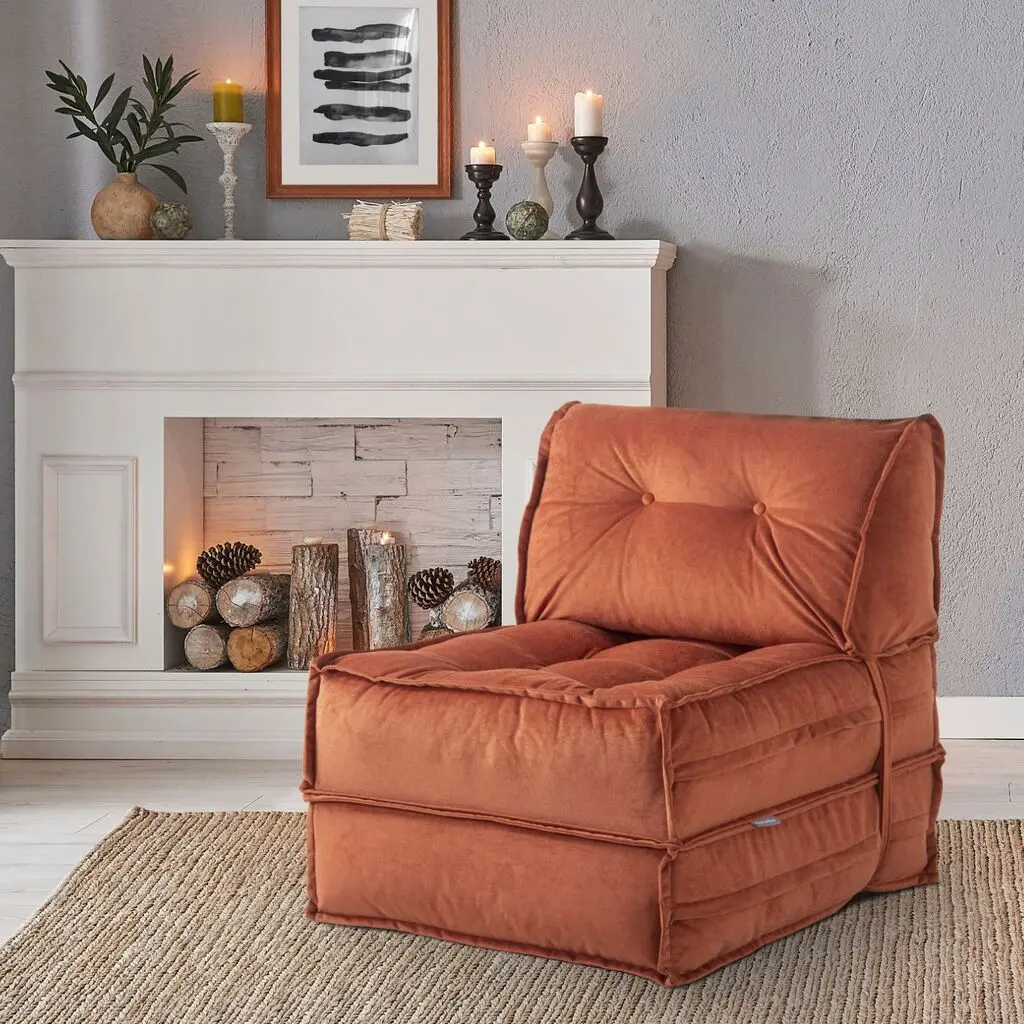 Atelier del Sofa Fotelja Mocca, 65x78x78 cm, Crvena