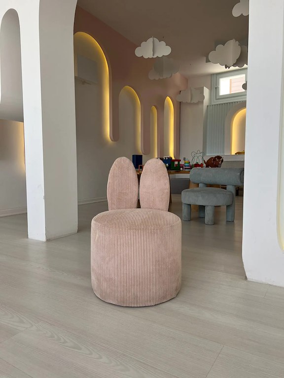 Atelier del Sofa Fotelja Bunny 39x58x39cm Roze