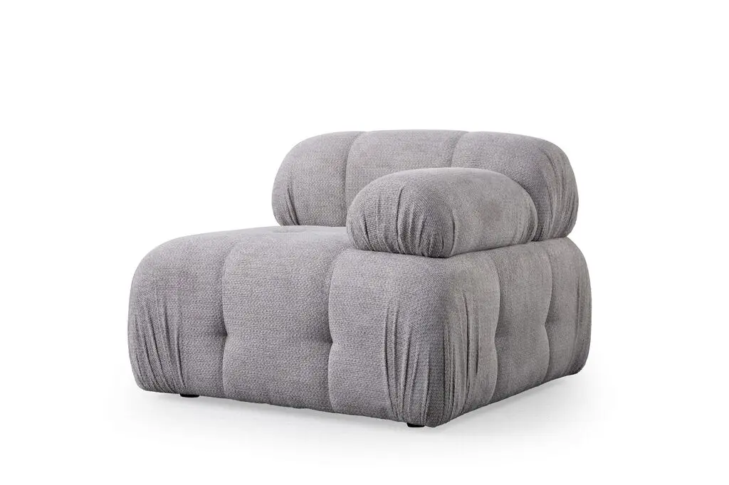 Atelier del Sofa Fotelja Petite 1R, 95 x 95 x 75 cm, Siva