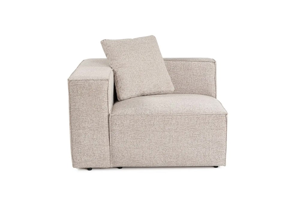Atelier del Sofa Fotelja Lora L1 108x65x110cm Siva
