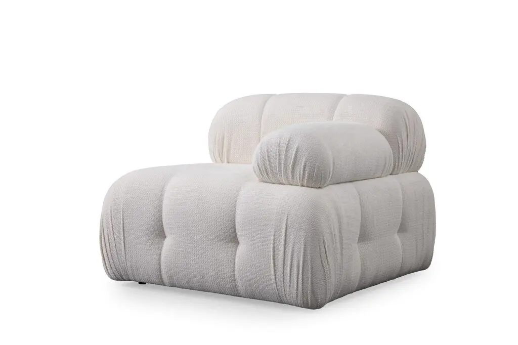 Atelier del Sofa Fotelja Petite 1R, 95 x 95 x 75 cm, Bela