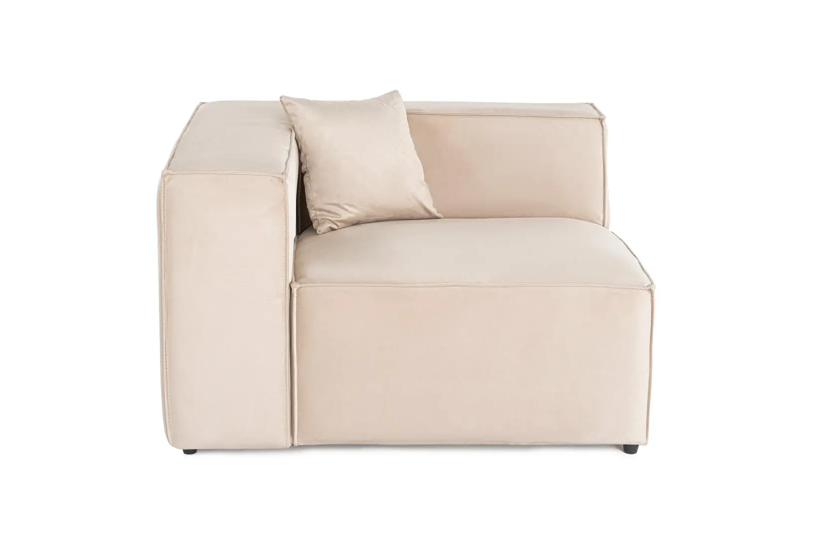 Atelier del Sofa Fotelja Lora L1 108x65x110cm Krem