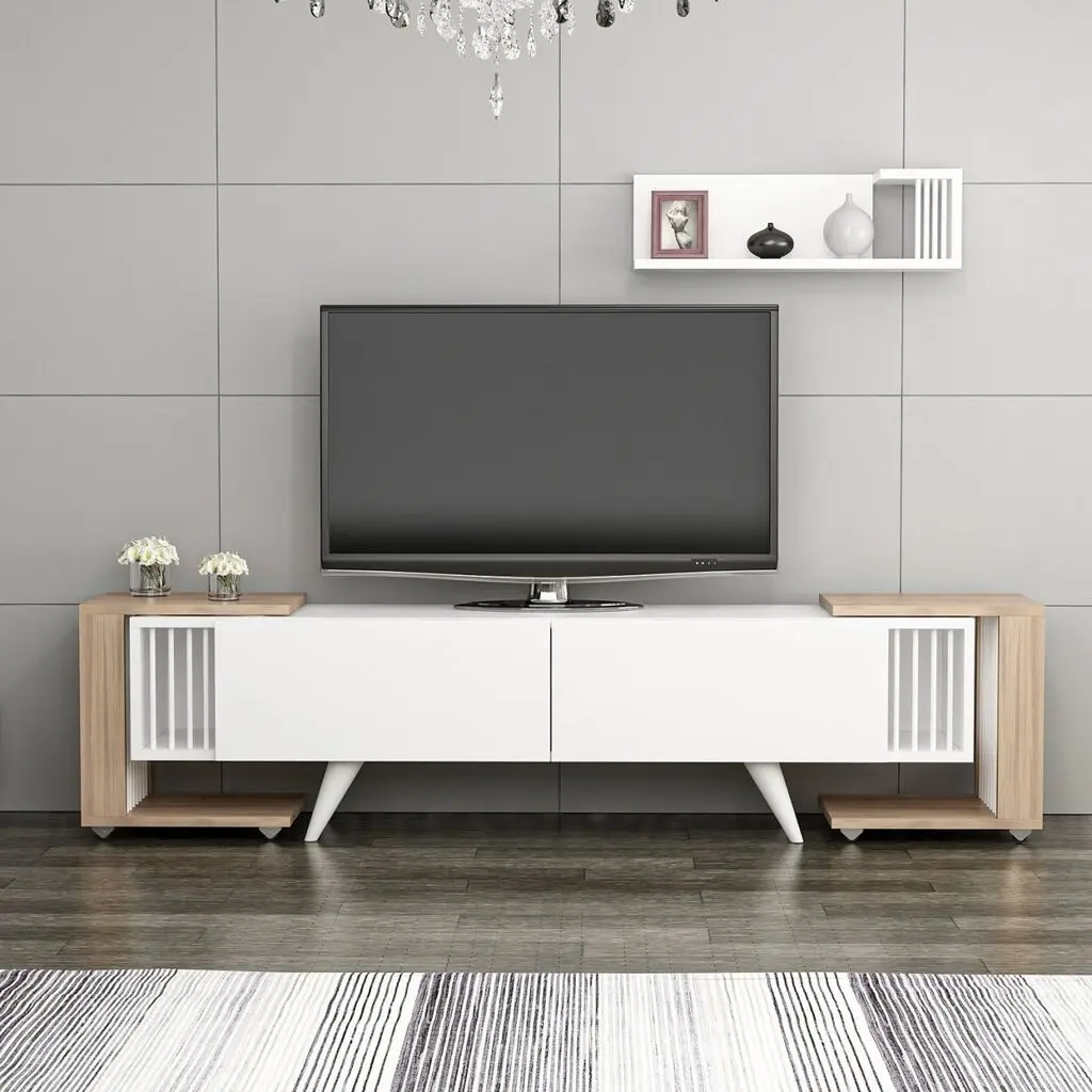Hanah Home TV komoda Leron - 1926, 30x41x150 cm, Orah-bela