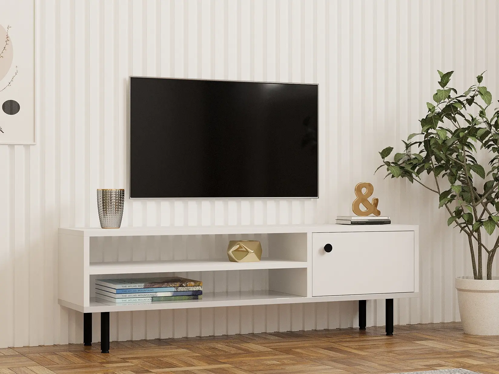 Hanah home TV Komoda Avila Bela