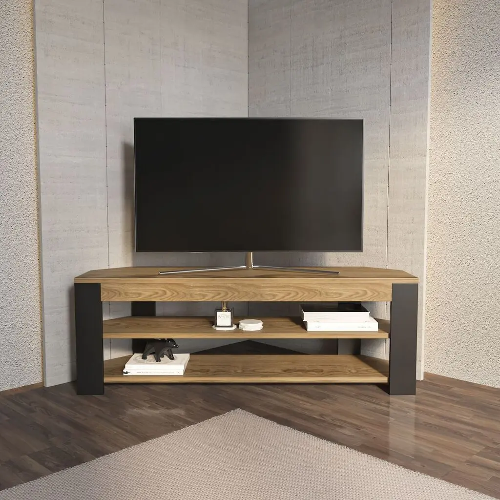 Hanah Home TV Komoda Rita, 120x42x35 cm, Hrast