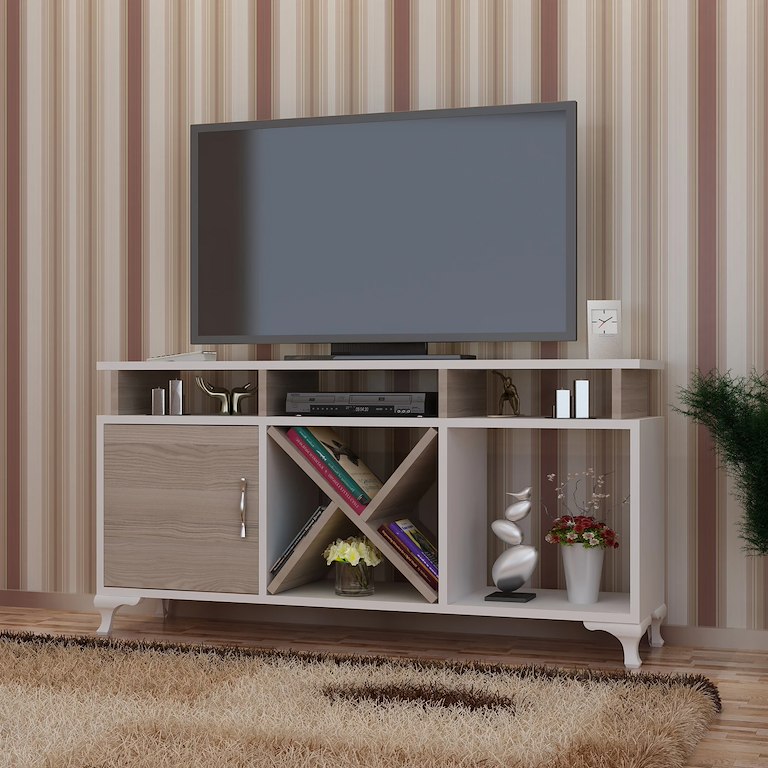 Hanah home TV Komoda Belo-Krem