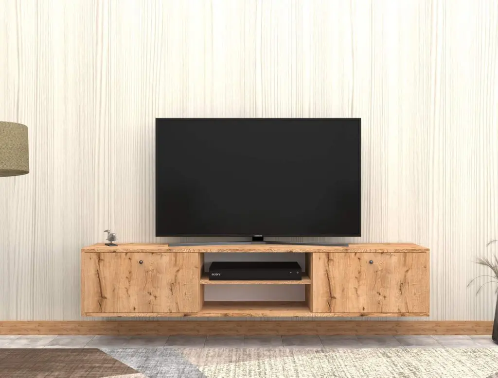 Hanah Home TV Komoda Radience, 180x35x35 cm, Hrast