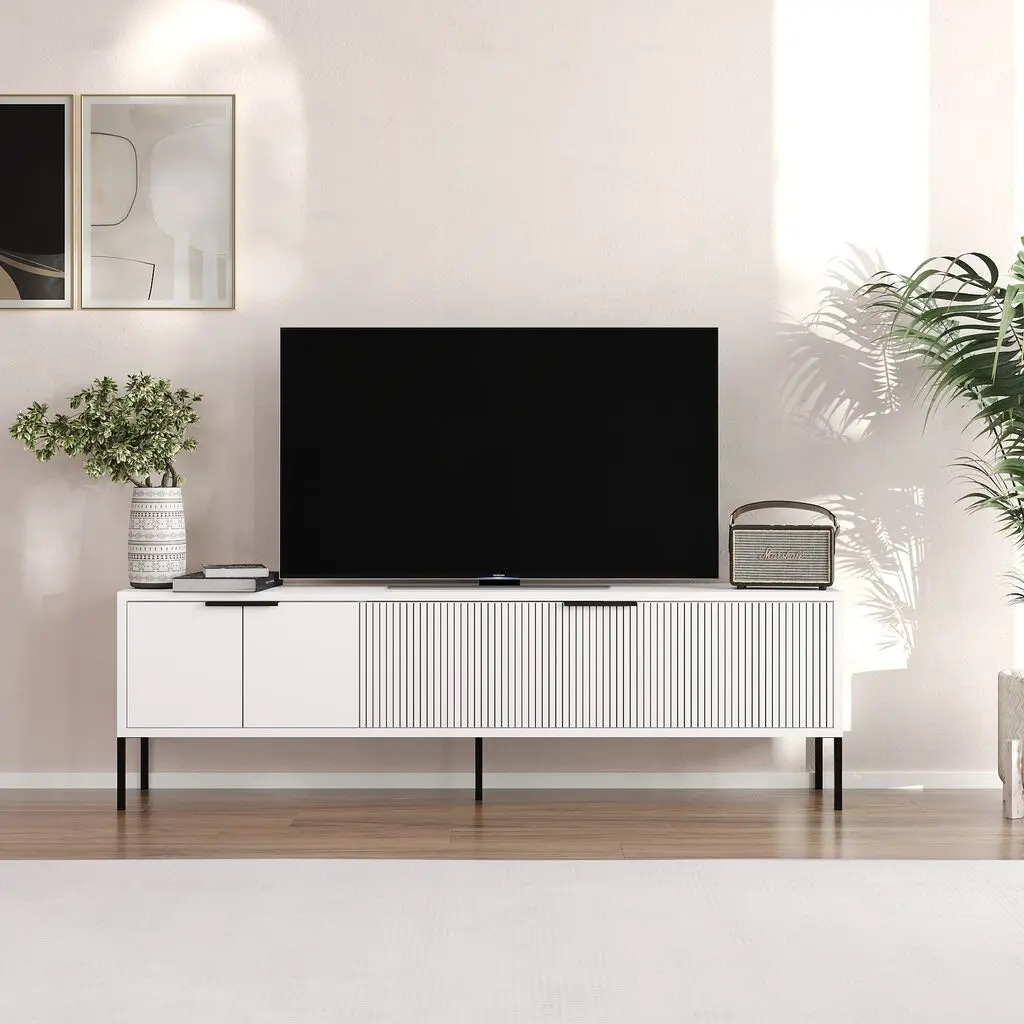Hanah Home TV Komoda Noah, 150x45x30 cm, Bela