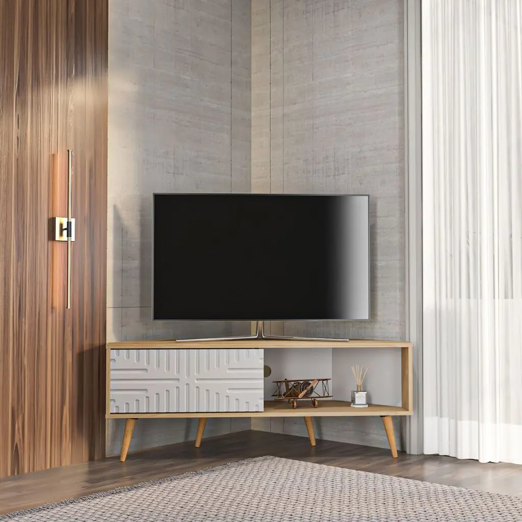 Hanah Home TV Komoda Mora, 140x45x34 cm, Hrast