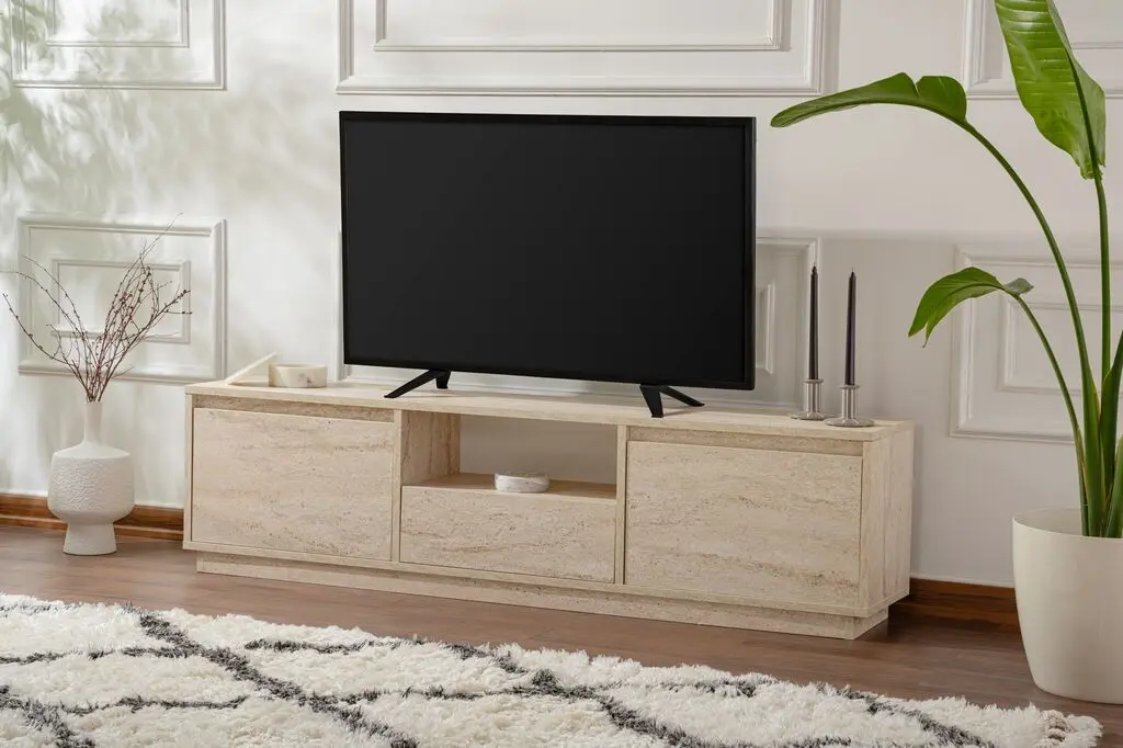 Hanah Home TV Komoda Vanguard, 160x42x29.5cm, Bež