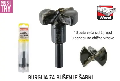 BENMAN Burgija za drvo fi 35