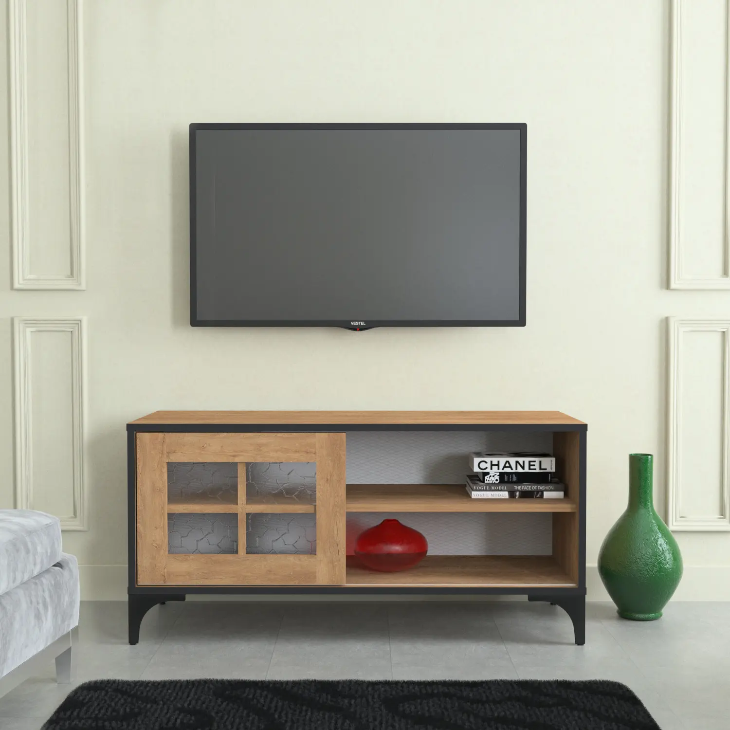 Hanah home TV Komoda Revival 100 Hrast