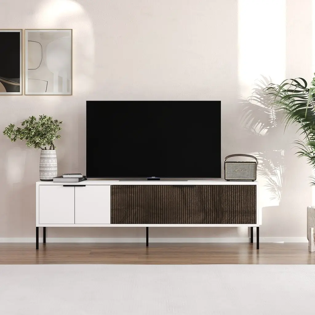 Hanah Home TV Komoda Noah, 150x45x30 cm, Orah-bela
