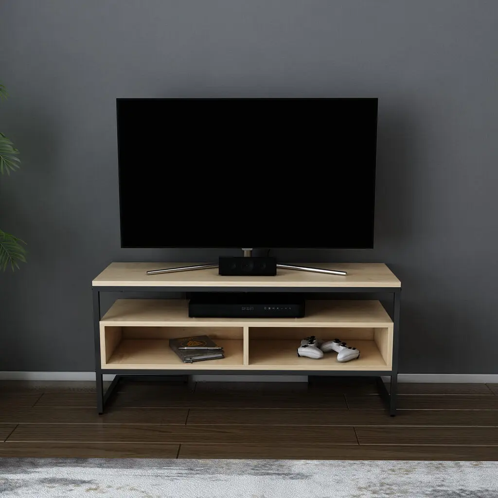 Hanah Home TV Komoda Merrion, 110x35x49,9 cm, Hrast