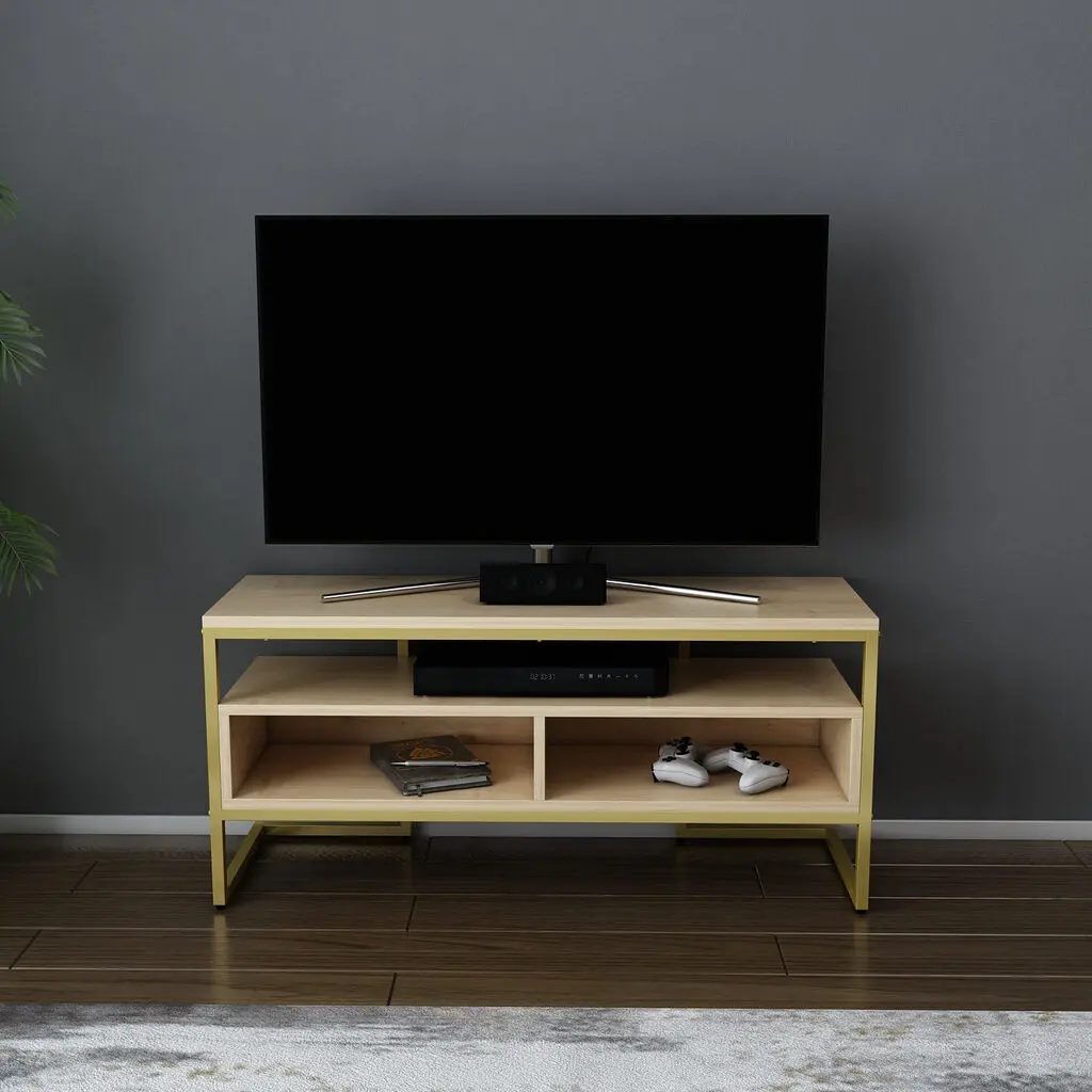 Hanah Home TV Komoda Merrion, 110x35x49,9 cm, Hrast