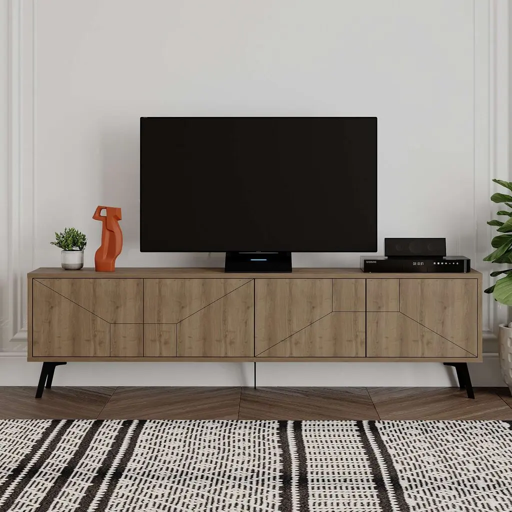 Hanah Home TV komoda Dune-Hitit, 180x50x29.6 cm, Braon