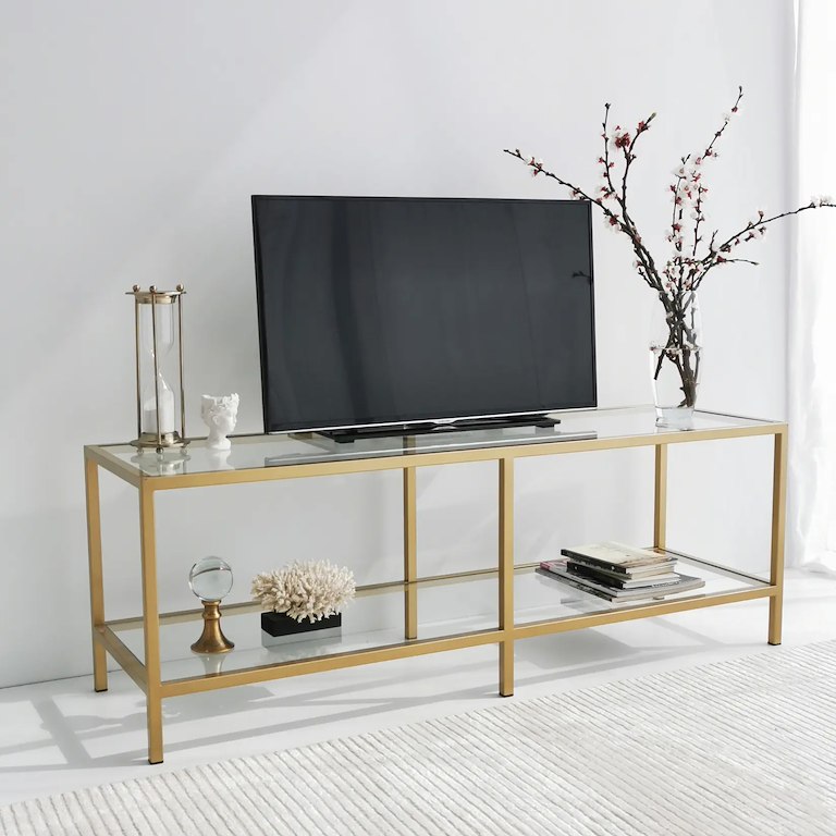 Hanah home TV Komoda Basic Gold TV501 Zlatna