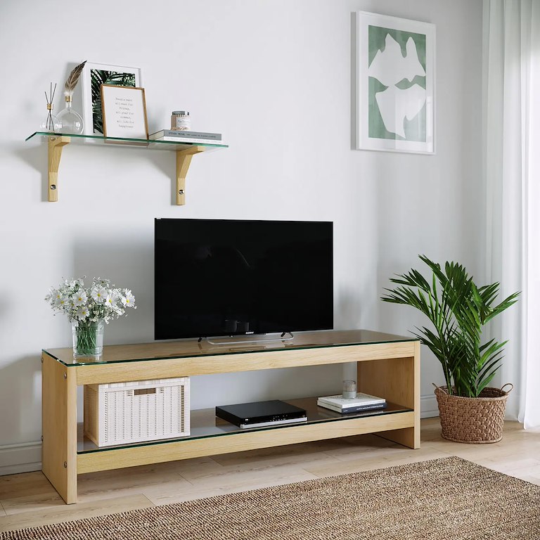 Hanah home TV Komoda Hrast