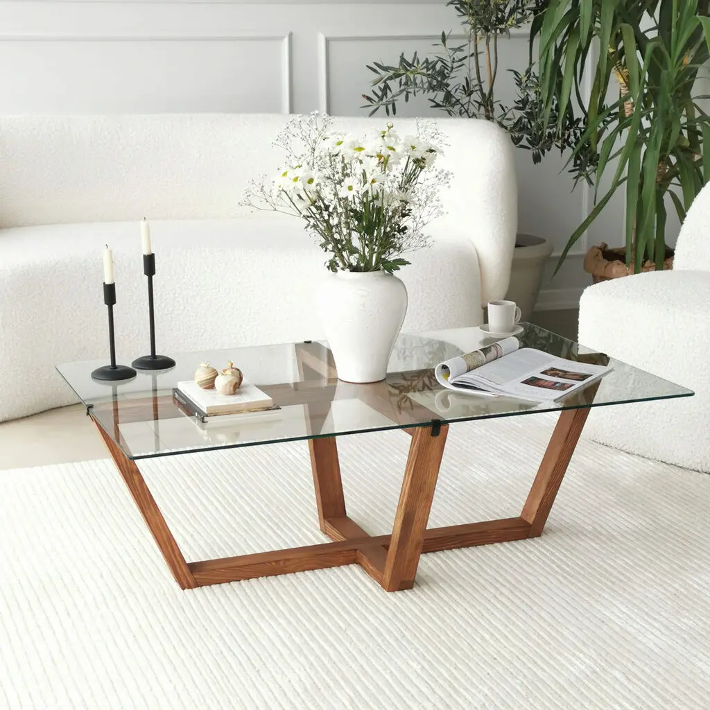 Hanah Home Klub sto Amalfi, 105x35x65 cm, Boje hrasta