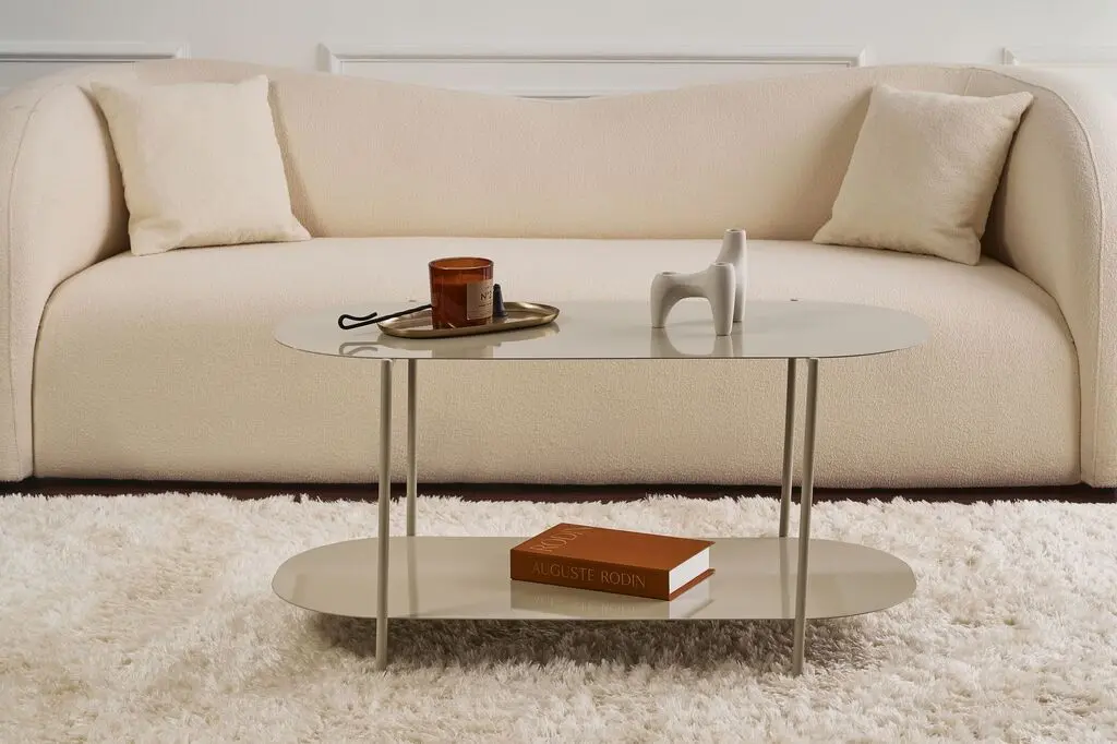 Hanah Home Klub sto Shb-14-B, 100x45x51 cm, Sivi