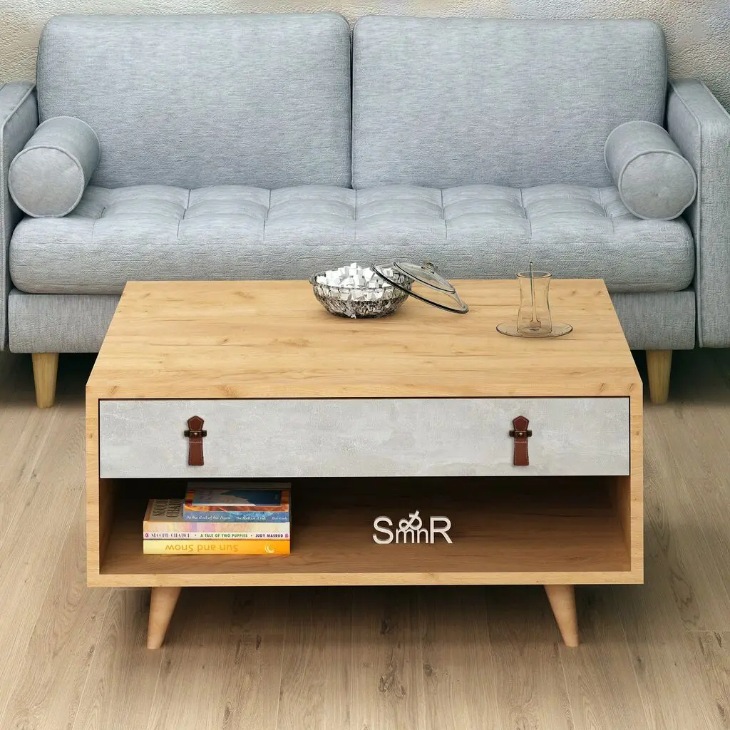Hanah Home Brida Klub sto, 80x40x80cm, Braon
