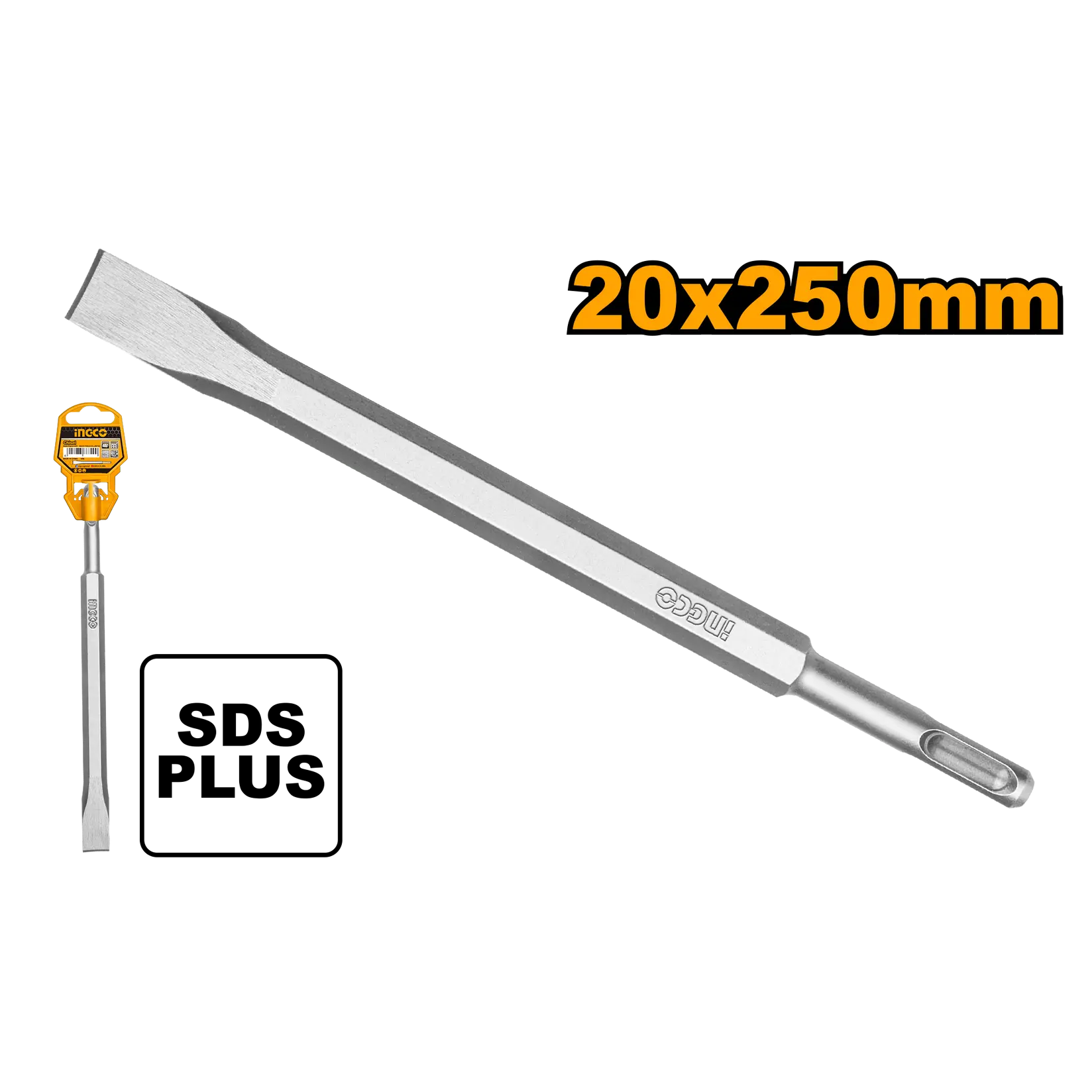 INGCO DBC0122501 SDS+ dleto, 140x250x20mm