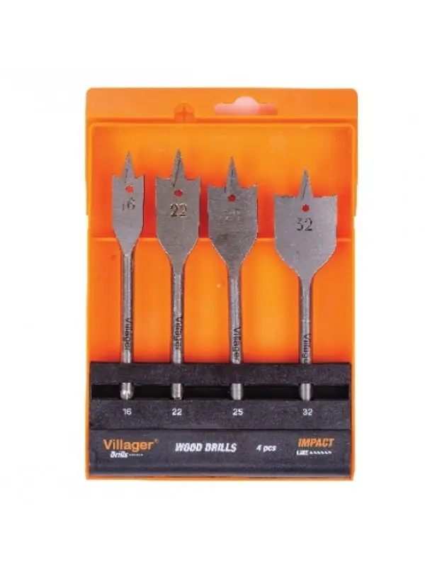 Villager Burgije za drvo DWS-SET 4 PCS Impact Line