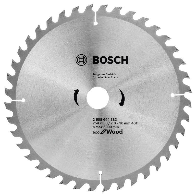 Bosch List kružne testere za drvo Ø254x2,5x30/40z Eco 2608644383