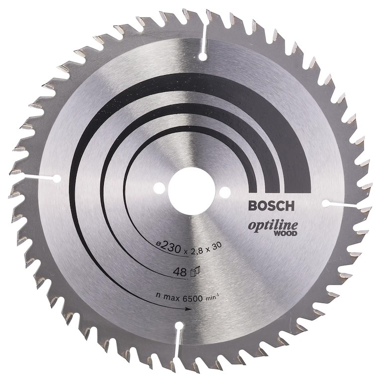 Bosch List kružne testere Optiline Wood 2608640629, 230 x 30 x 2,8 mm, 48