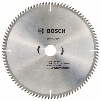 Bosch List kružne testere za aluminijum Ø254x3,0x30/96z Eco for Aluminium 2608644395, Ø254x3,0x30/96z