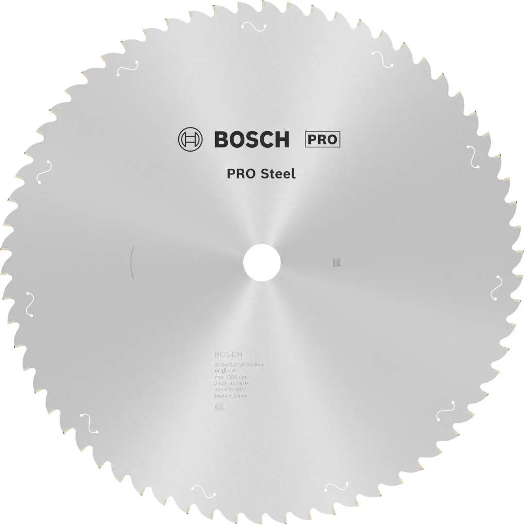 Bosch PRO Steel list kružne testere 355x2.2x25.4 mm 66z HLTCG max 1.500 o/min 2608844870
