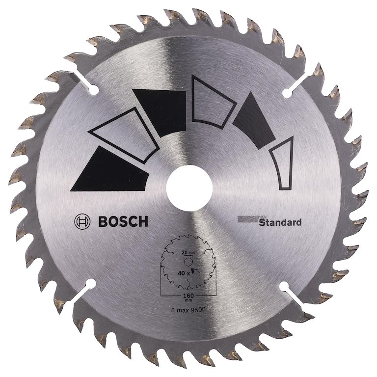 Bosch List kružne testere STANDARD160x2.2x20/16,Z40 2609256811