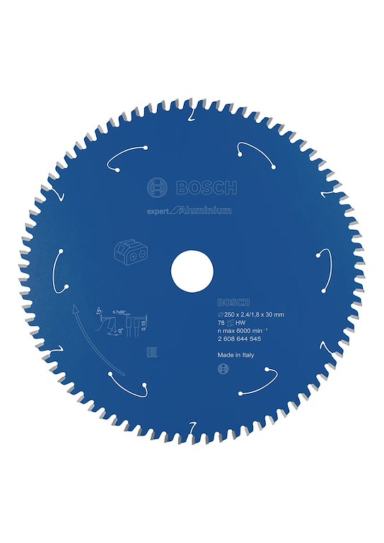 Bosch Expert for Aluminium list kružne testere za akumulatorske testere 254x2,4/1,8x30 T78 2608644687