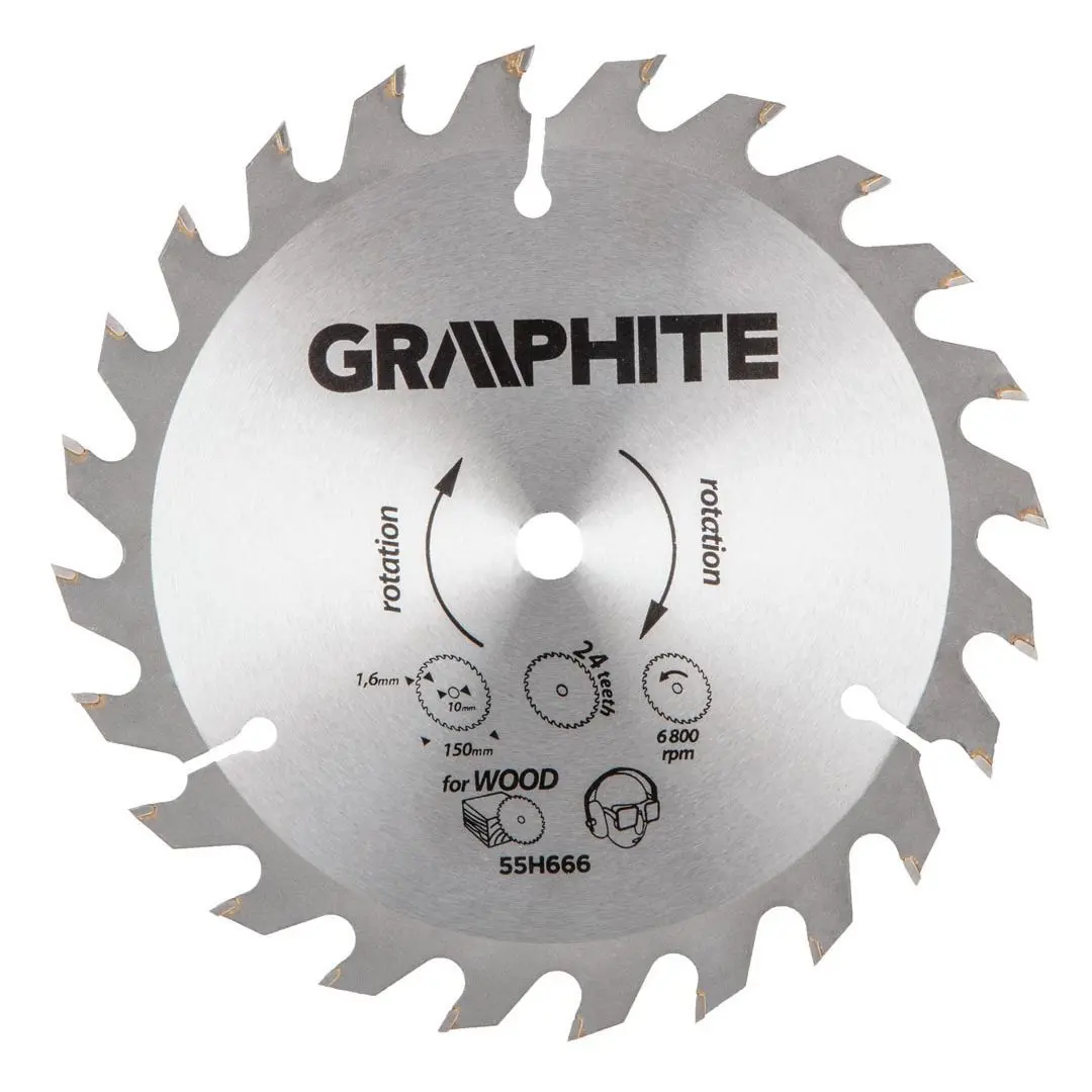 GRAPHITE List testere za cirkular Fi 150 55H666
