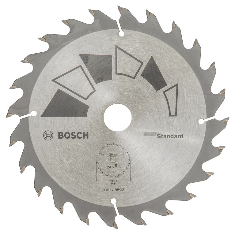 Bosch List kružne testere STANDARD 160x2.2x20/16,Z24 2609256810