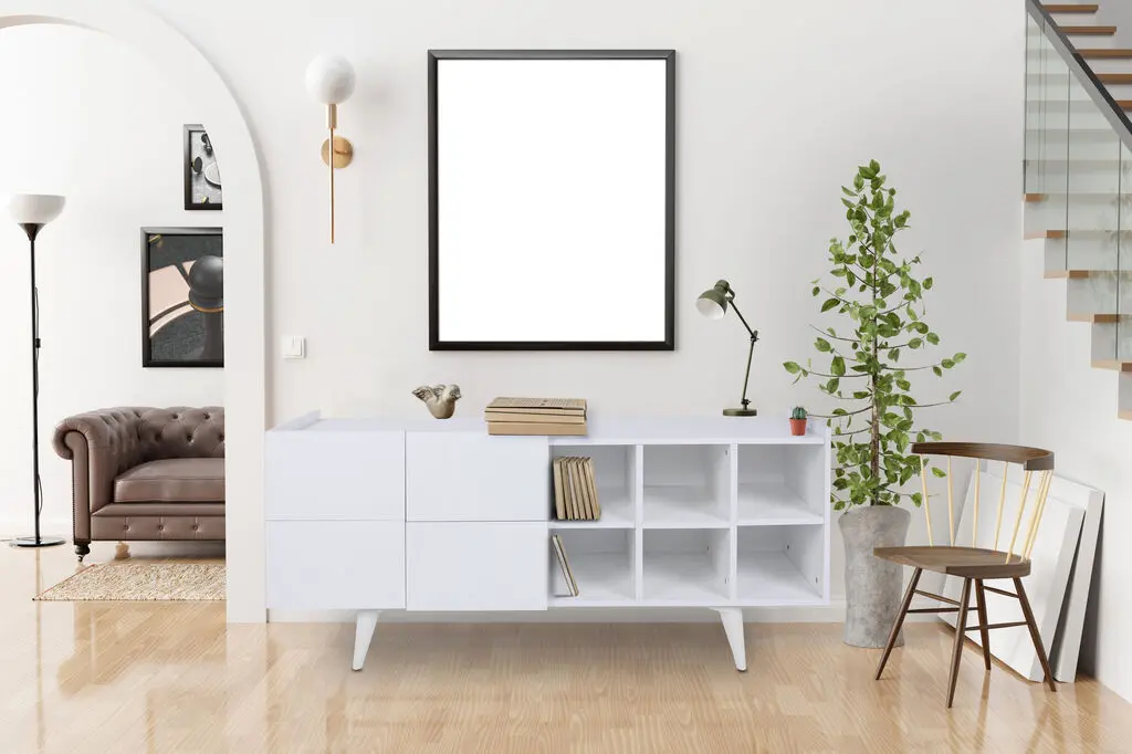 Hanah Home Konzola Tokyo, 150x42x71 cm, Bela
