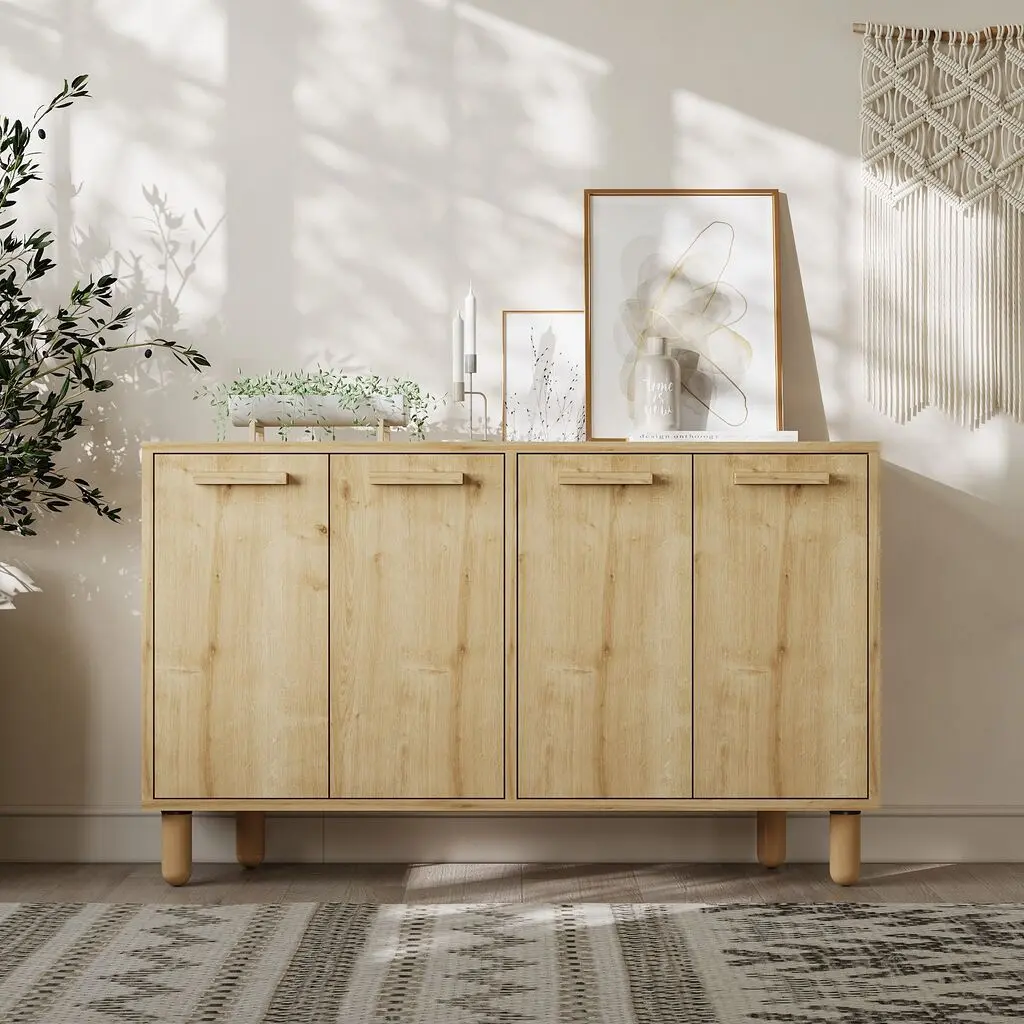 Hanah Home Konzola Venedik, 120x73,6x29,6 cm, Hrast