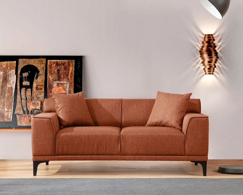 Atelier del Sofa Dvosed Petra 2 212x86x69cm Narandžasti