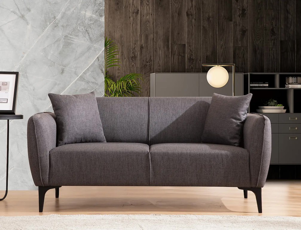 Atelier del Sofa Dvosed Belissimo 180x67x95cm Tamnosivi