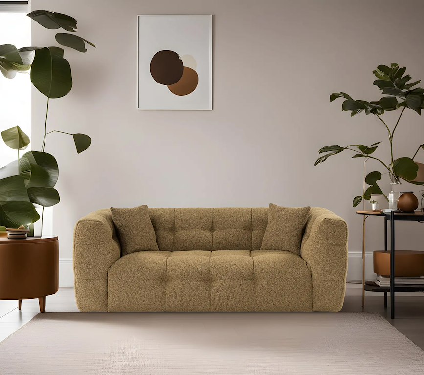 Atelier del Sofa Dvosed Cady 2 100x72x195cm Kaki