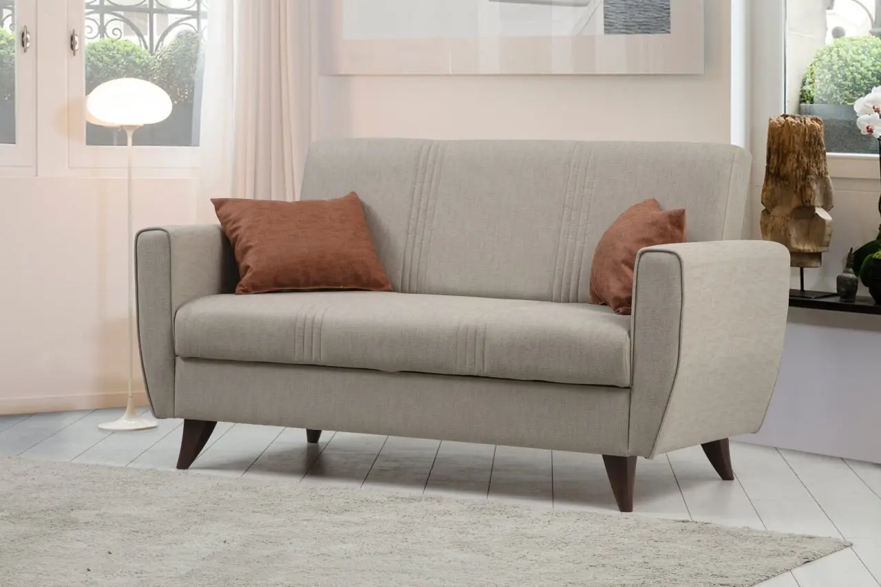 Atelier del Sofa Dvosed na razvlačenje Zaden 153x86x77cm Bež