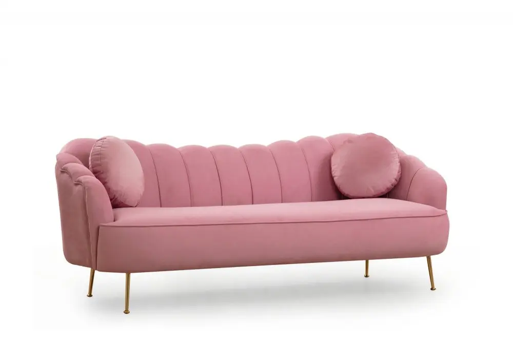 Atelier del Sofa Istiridye 215x90x80cm, Roze